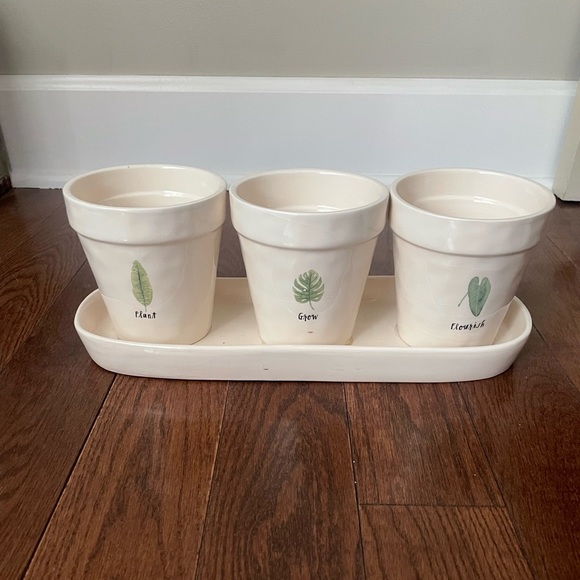 Accents | Rae Dunn Flower Pots | Poshmark